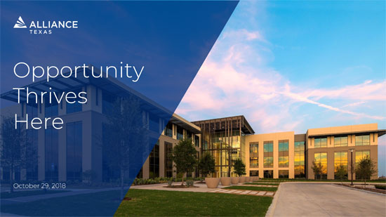 Resources | AllianceTexas | Fort Worth, TX